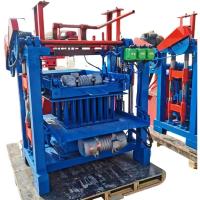 China MC4-30A 35A Block Molding Machine 6.4kW 4.8kW Concrete Brick Making Machine for sale