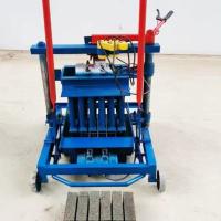 China Semi-Automatic Paver Block Brick Making Machine 4.8-7.5 Kw Custom Voltage for sale