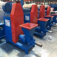 China 15kw Biomass Charcoal Briquette Machine for Wood Sawdust Coffee Husk 160mm Spiral for sale