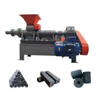 China 15kw Biomass Charcoal Briquette Machine for Wood Sawdust Coffee Husk 160mm Spiral for sale