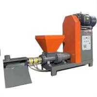 China Screw Type Saw Dust Briquette Making Machine Hot Press Extruder 1200kg for sale