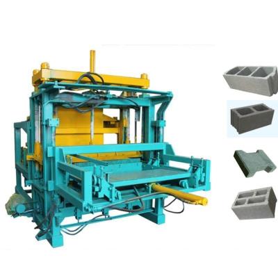 China Fully Automatic Hydraulic Concrete Brick Block Making Machine 11.15 kW 2900 kg for sale