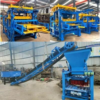 China 11.15 Kw High Technology Full Automatic Construction Paver Block Brick Making Machine for sale