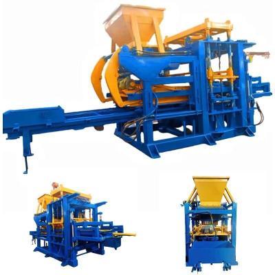 China Fully Automatic Concrete Block Brick Making Machine 3200*2100*2400 mm and US Currency for sale
