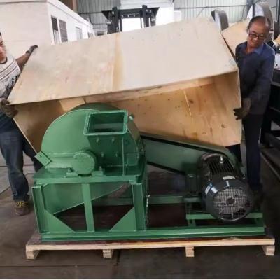 China Industrial Wood Chip Crusher Machine 55Kw Motor Hammer Mill for Biomass Processing for sale