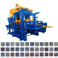 China Diesel Engine Concrete Block Machine Hollow Solid Pavement Brick Making Machine 220V 380V for sale