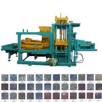 China Mobile Diesel Hollow Brick Making Machine 400kg 11.1kW Vibration Pressure Block Equipment for sale