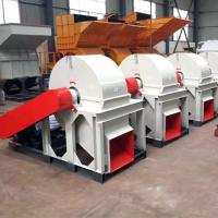 China Industrial Wood Log Crusher Pulverizer 220V 380V Wood Crushing Grinding Machine 300-500 kg/h for sale