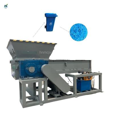 China Hard Plastic Single-Shaft Shredder 80rpm Dust-Free Custom Blade for Blue Bucket Hard Materials for sale