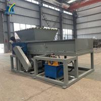 China Single Axis Shredder for Recycling Hard Plastic Lumps Drum Barrel Pipe Rubber in US for sale