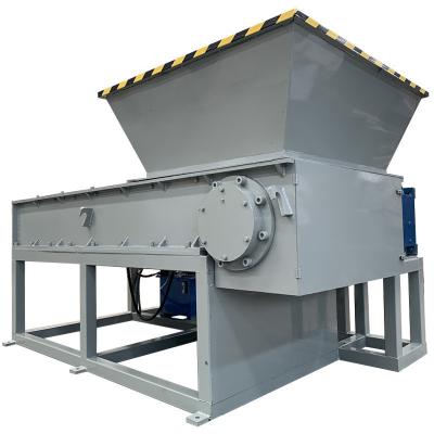 China Waste Barrels Drums Wood Tire HDPE Pipe Single Shaft Shredder with Automatic Function for sale