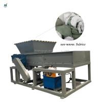 China Single-Shaft Shredder 600mm for Textile Waste Recycling, 18.5KW Low Noise Shredding Machine for sale