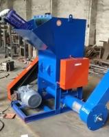 China MCF-600 Plastic Big Blue Drum Crushing Cleaning Production Line 500-800 kg/h 15-22 kW for sale