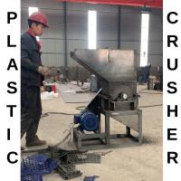 China MCF-600 Plastic Big Blue Drum Crushing Cleaning Production Line 500-800 kg/h 15-22 kW for sale