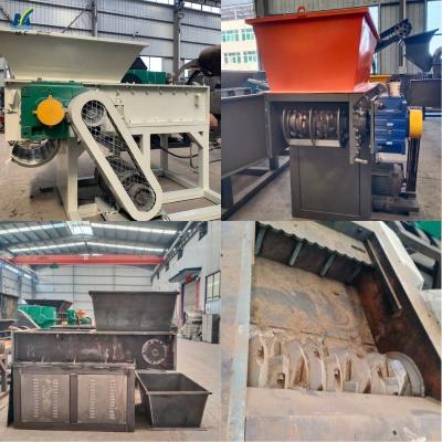 China Single Shaft Shredder for Hard Plastic Lumps Pipes 18.5-75 kW 80 RPM for sale