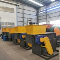China Single Shaft Shredder for Hard Plastic Lumps Pipes 18.5-75 kW 80 RPM for sale