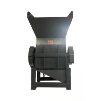 China 50HP Plastic Tank Crusher Pet Drum Granulator Blue Drum Crusher with Solid Knife Roller for sale