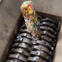 China Industrial Double Shaft Shredder for Waste Tire Plastic Metal Recycling 400-2200mm Chamber for sale