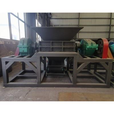 China Double Shaft Shredder for Wood Pallet Cardboard Recycling 10-200mm Output 7.5-220KW for sale