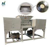 China Double Shaft Small Paper Shredder 400mm Chamber Waste Book Newspaper Recycling Machine for sale