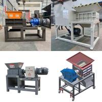 China Double Shaft Small Paper Shredder 400mm Chamber Waste Book Newspaper Recycling Machine for sale