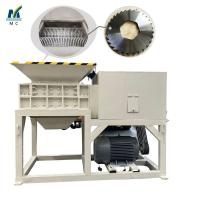 China Two Shaft Cardboard Shredder 180mm-750mm Blade Diameter Customizable Waste Paper Recycling Machine for sale
