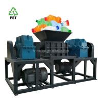 China Industrial Double Shaft Plastic Shredder 2300x1000x1600mm Claw Knife Crusher for PET Bottles Woven Bags for sale