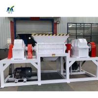 China Double Shaft Shredder 7.5-220KW for Plastic Film Pallets Textile Waste Recycling for sale