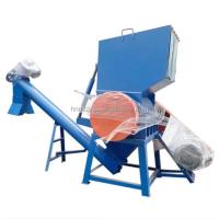 China 50HP Plastic Bottle Crusher Machine with Customized Request and Rotating Blades for sale