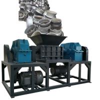 China Customizable Twin Shaft Shredder 7.5-220KW for Plastic Tire Rubber Metal Waste Recycling for sale