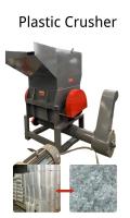 China Low Noise Plastic Crusher 15kw 500-800kg/h Waste Bottle Shredder for PET HDPE for sale