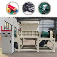 China Double Shaft Shredder for Leather Scraps Domestic Waste 7.5-220KW Low Noise Recycling Machine for sale