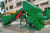 China Industrial Glass Bottle Shredder Plastic Crusher 2200x2100x2200mm 45-55kw for sale