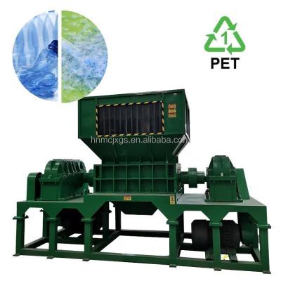 China Industrial Double Shaft Shredder 7.5-220KW for Waste Paper Plastic Glass Bottle Recycling for sale