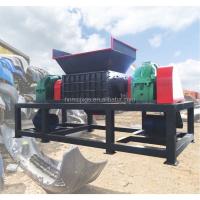 China Industrial Double Shaft Shredder 7.5-220KW for Waste Paper Plastic Glass Bottle Recycling for sale