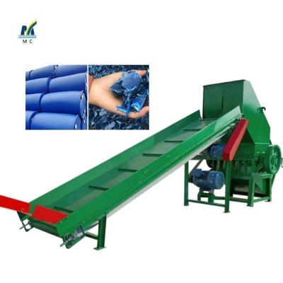 China Industrial Plastic Crusher Shredder 300-500 kg/h PET Bottle Crushing Machine 5.5kw for sale