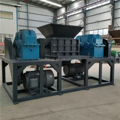 China Industrial Double Shaft Shredder Machine 7.5-220KW for Waste Metal Plastic Wood Tire for sale