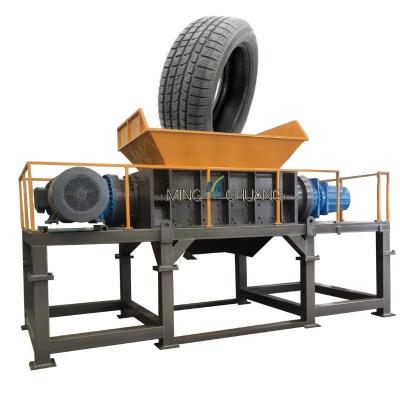 China Industrial Twin Shaft Shredder for Aluminum Scrap Metal Recycling 400mm Chamber for sale