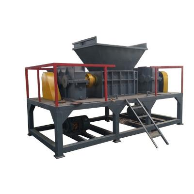 China Commercial Twin Shaft Plastic Pipe Shredder 15kW 800mm Chamber Recycling Machine for sale