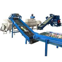 China PET Bottle Crushing Washing Recycling Line 300-2000 kg/h with Drying Machine for sale