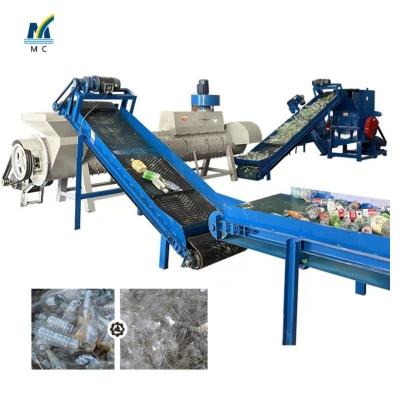 China MCQ-600 PET Bottle Crushing Washing Drying Recycling Line 300-2000 kg/h for sale