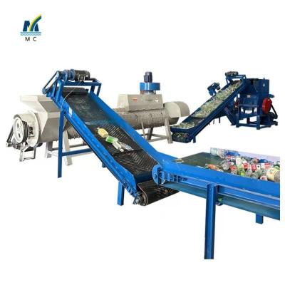 China PET Bottle Crushing Washing Drying Recycling Line 300-2000kg/h Capacity for sale
