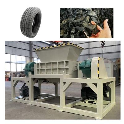 China Dual Shaft Shredder for Scrap Car Truck Tire Recycling 7.5-220KW Rotating Mesh for sale