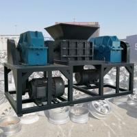 China Dual Shaft Shredder for Scrap Car Truck Tire Recycling 7.5-220KW Rotating Mesh for sale