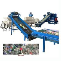 China 9000kg Capacity PE PP Bottle Drum Washing Recycling Machine 100% Recycling Advantage for sale