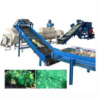 China PET Plastic Bottle Recycling Washing Crushing Machine Line 300-2000 kg/h Capacity for sale