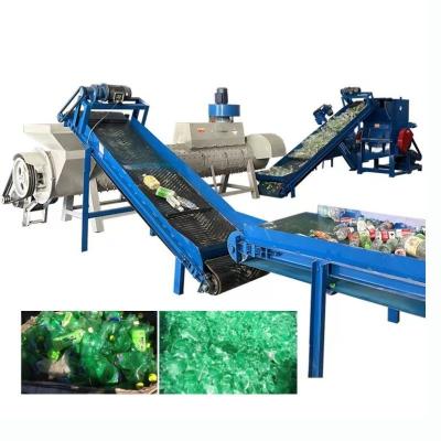 China PET Plastic Bottle Recycling Washing Crushing Machine Line 300-2000 kg/h Capacity for sale