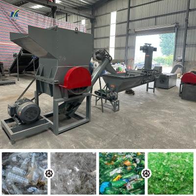 China 500kg/h PET Bottle Washing Recycling Line for Waste Plastic Bottle Management for sale