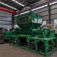 China Industrial Twin Shaft Plastic Shredder 7.5-220KW for PET Bottles Bags and Waste for sale