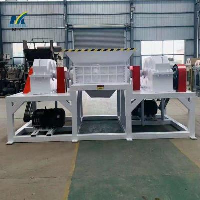 China 40000kgs Customized Twin Shaft Shredder for Waste Tire Plastic Metal Furniture Appliances for sale